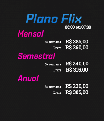 Plano Flix - CrossFit Bento